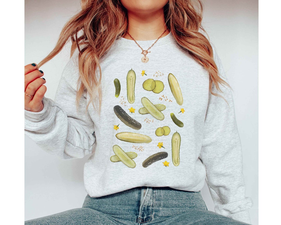 Pickle Sweatshirt, Pickle Lovers Hoodie, Dill Pickle Shirt, Pickle ...