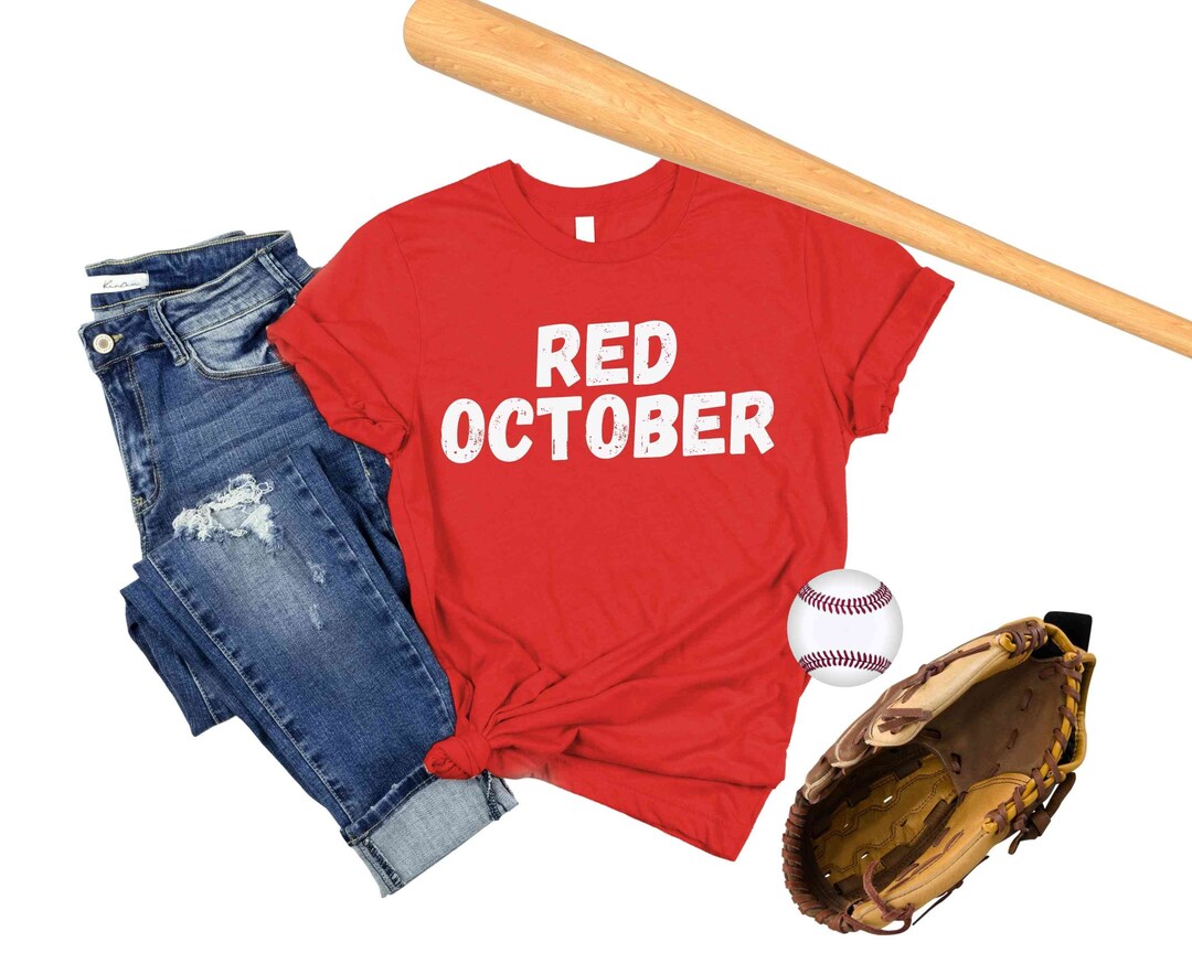 Red October Baseball Shirt - Etsy
