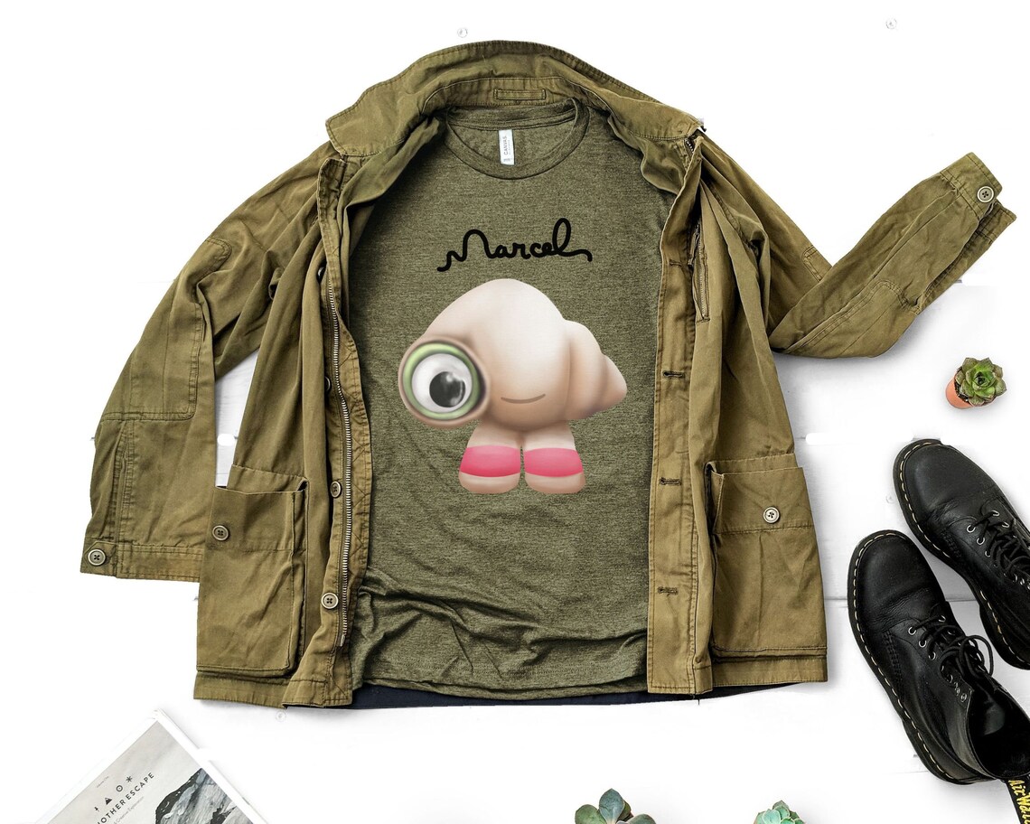 Marcel the Shell Tshirt Marcel the Shell With Shoes On - Etsy