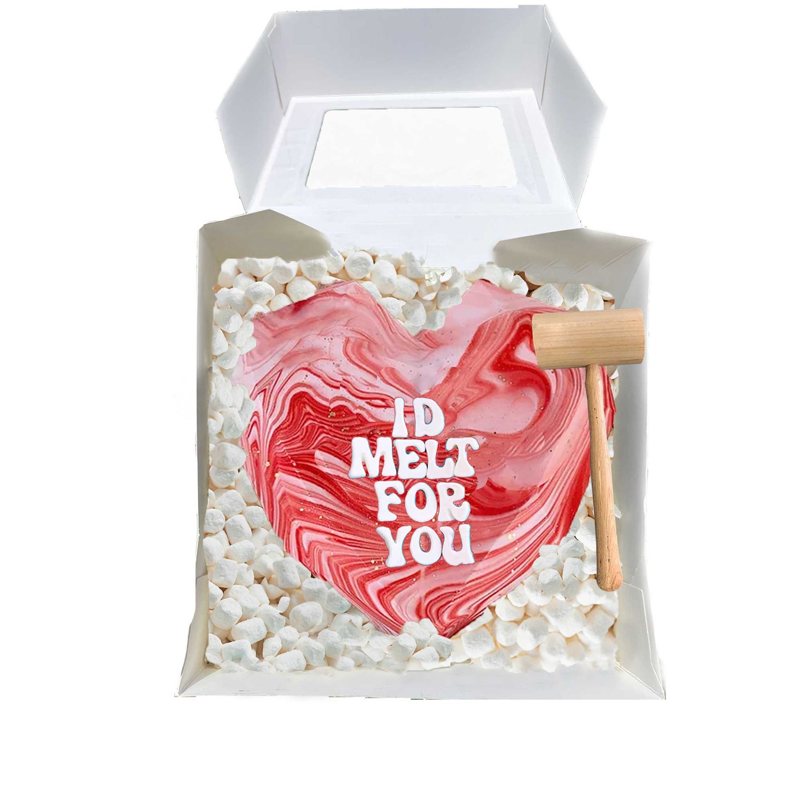 Breakable Chocolate Heart / Smash Heart / Valentine Gift / | Etsy