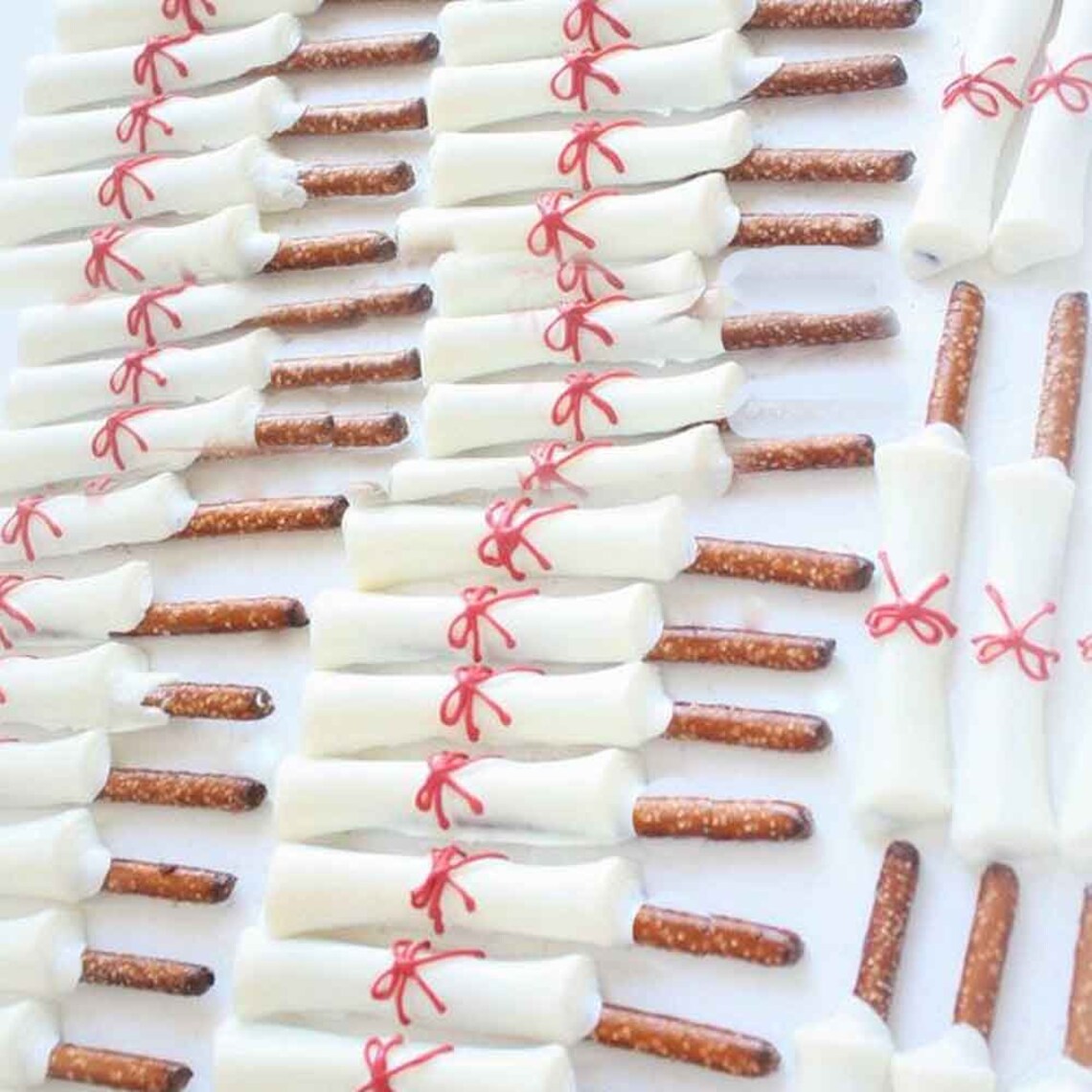 Graduation Chocolate Covered Pretzel Rods / Custom Colors / Senior Fun ...