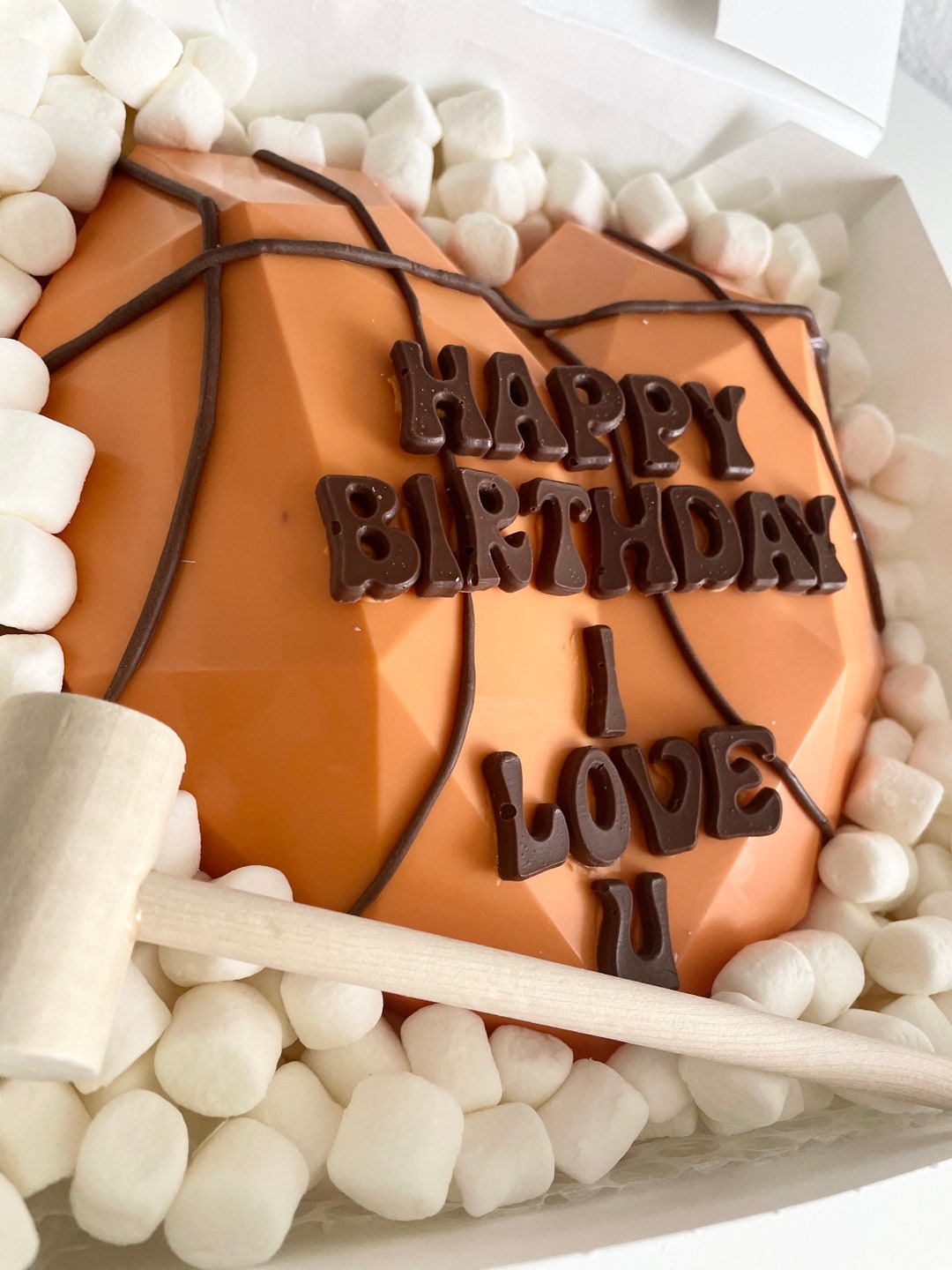 Sports Breakable Chocolate Heart / Basketball Football Baseball Soccer ...
