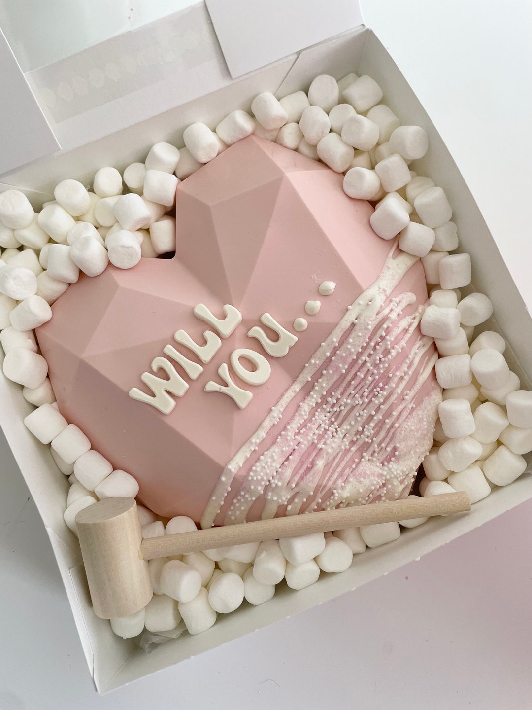 Bridesmaid Proposal / Breakable Chocolate Heart / Flower Girl Gift ...