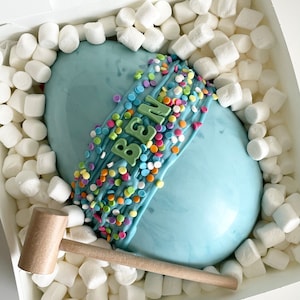 Easter Breakable Chocolate Egg / Bunny Heart / Smash Heart / Hoppy ...