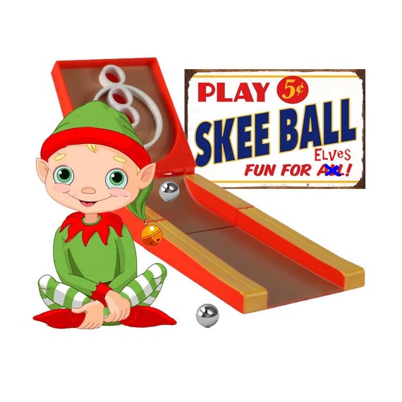 Elf Arcade Roll Ball Game / Elf Activity / Everything Needed | Etsy