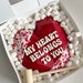 Breakable Chocolate Heart / Smash Heart / Valentine Gift / Anniversary ...