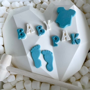 Baby Announcement / Gender Reveal/breakable Chocolate Heart / Baby Gift ...