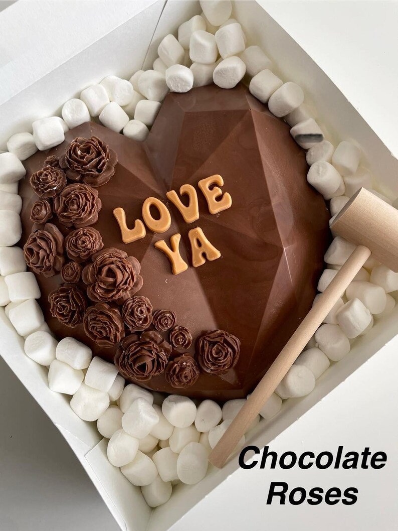 Breakable Chocolate Heart / Smash Heart / Valentine Gift / Anniversary ...