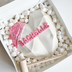 Birthday Breakable Chocolate Heart / Smash Cake Gift / Pinata Gift With ...