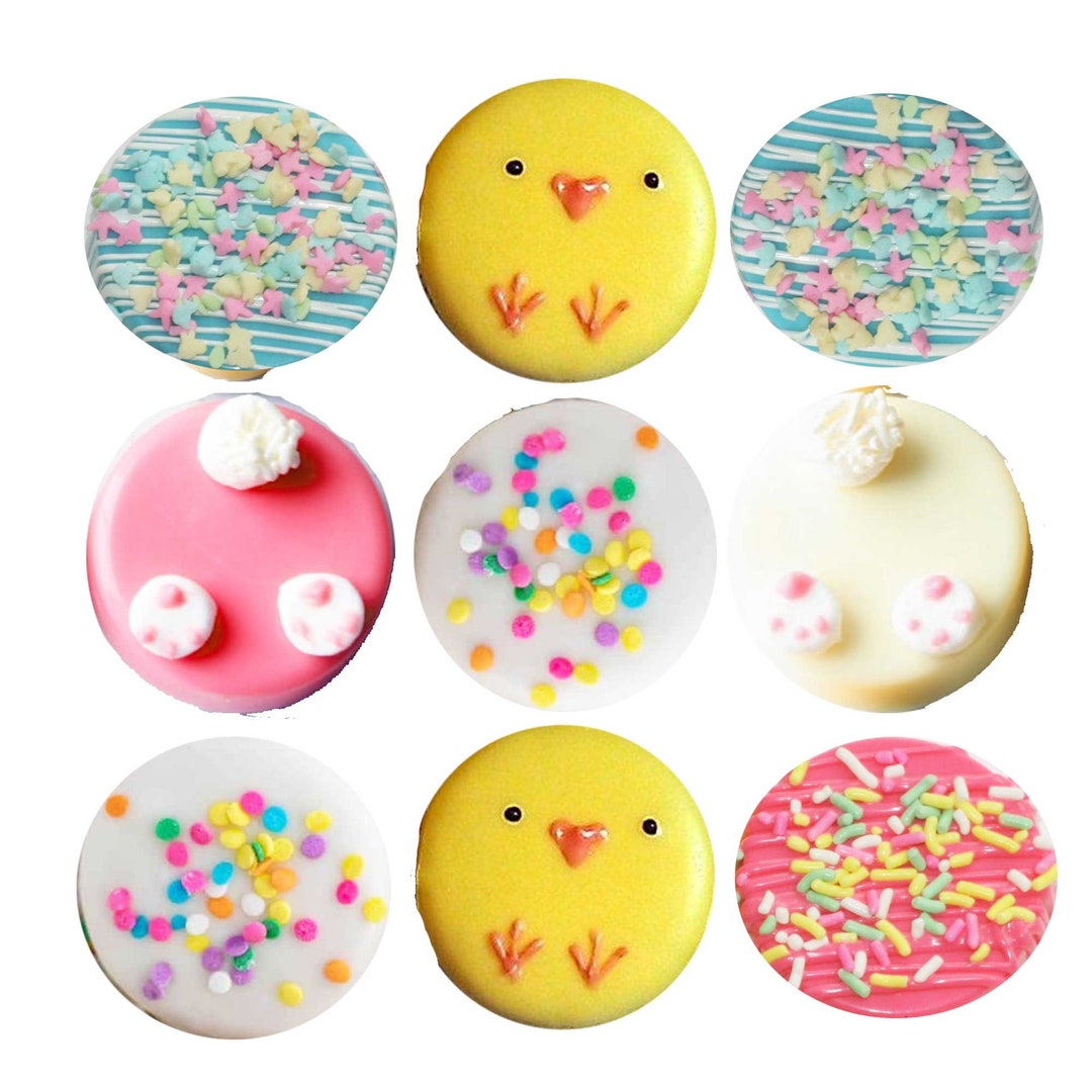Easter Chocolate Covered Oreos / Gluten Free Sandwich Cookies / Spring ...