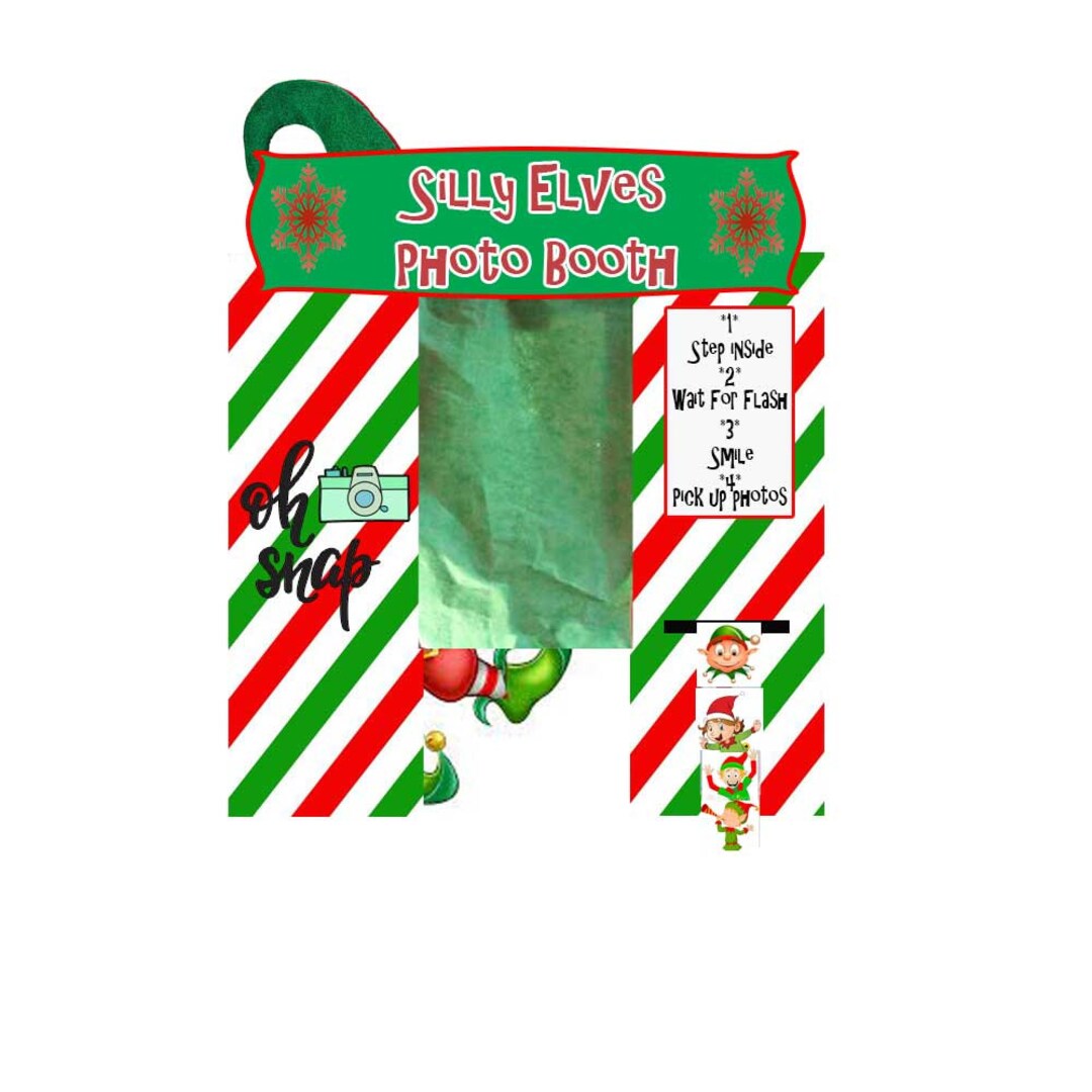 Christmas Elf Photo Booth Prop / Elf Activity / Everything Included ...