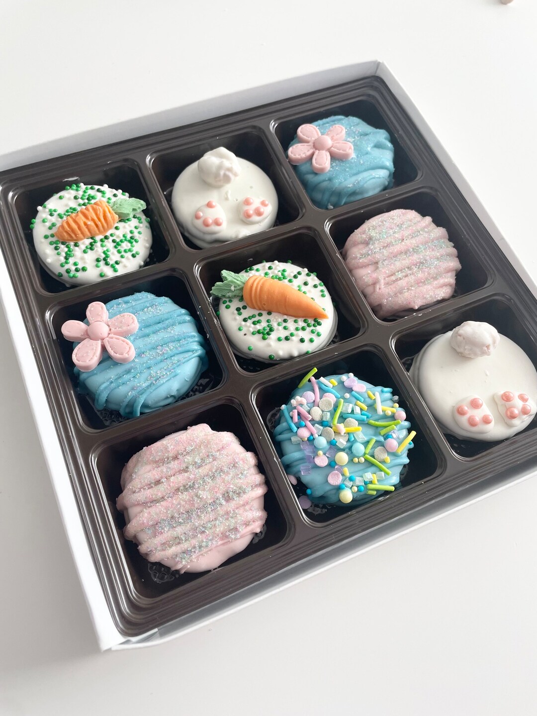 Easter Chocolate Covered Oreos / Gluten Free Sandwich Cookies / Spring ...