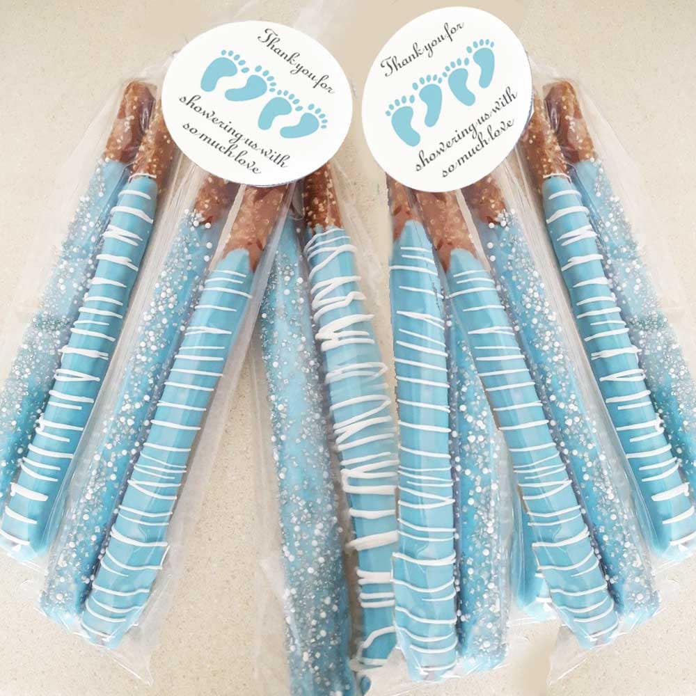 Blue Chocolate Covered Pretzel Rods / Favors Perfect for - Etsy