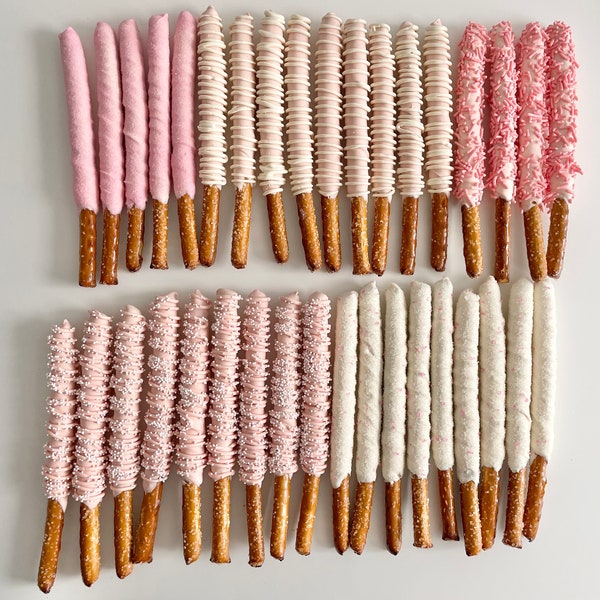 Chocolate Covered Pretzel Rods - Etsy