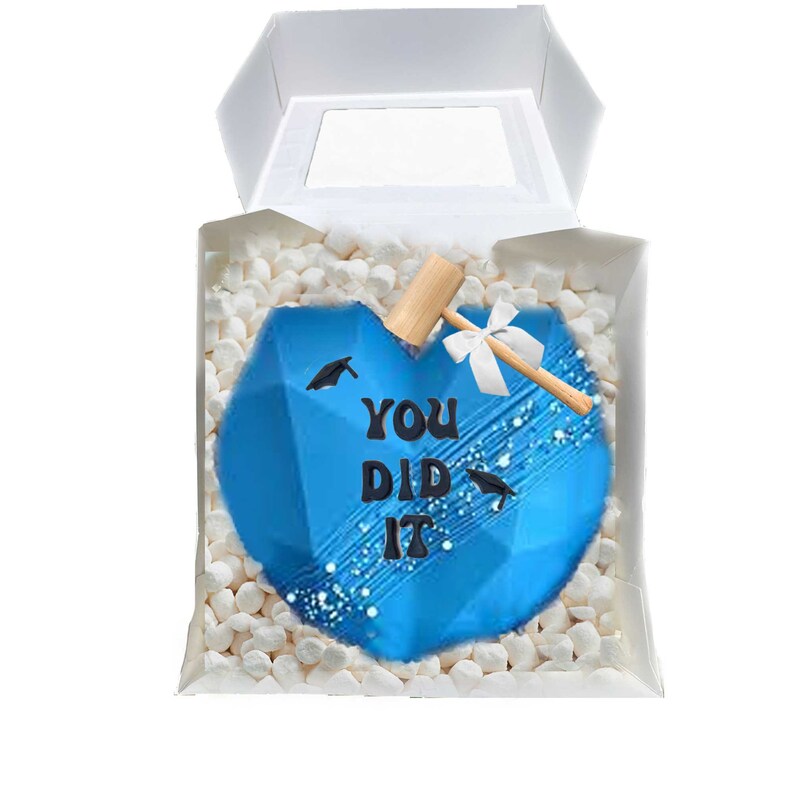 Graduation Breakable Chocolate Heart / Smash Cake Gift / | Etsy