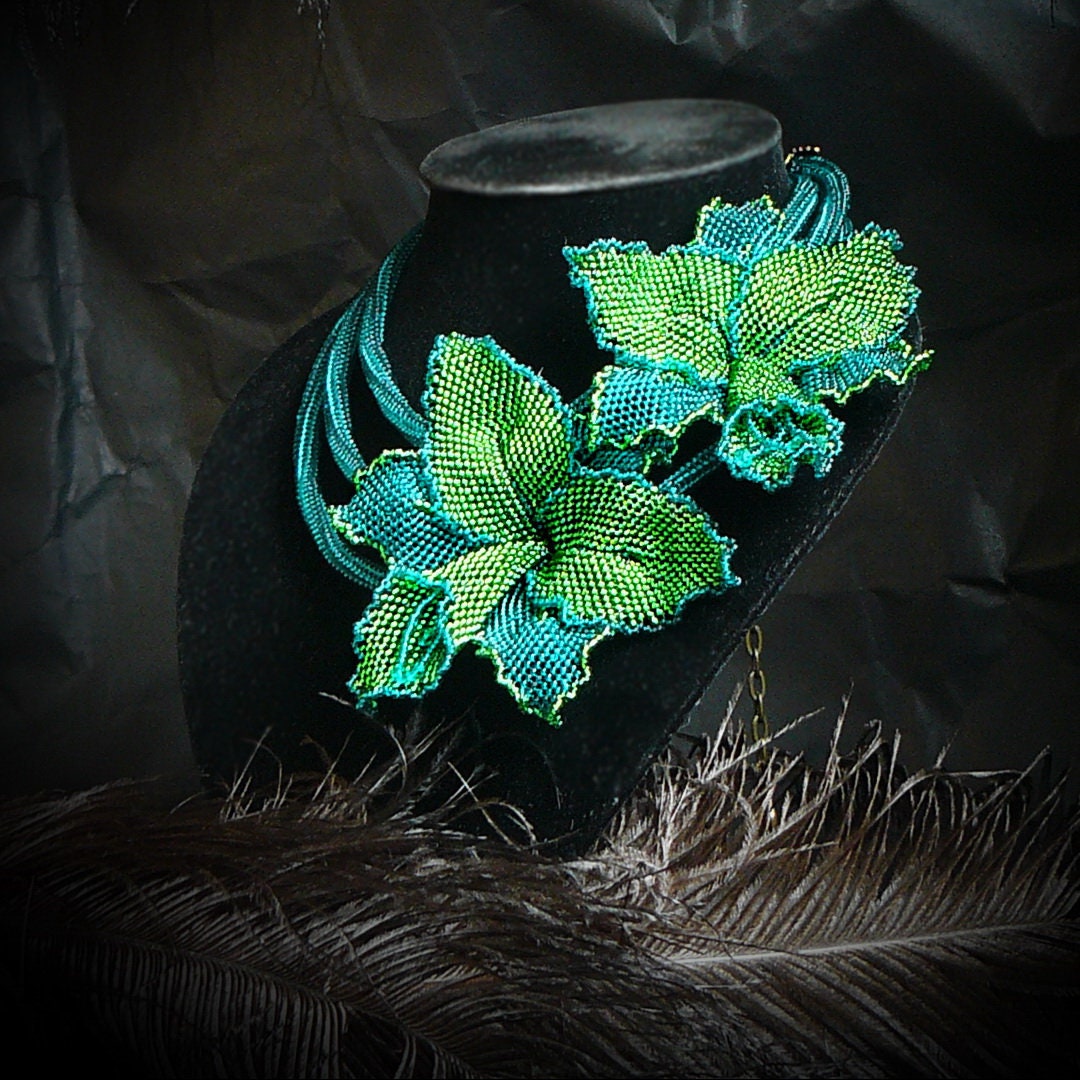 Convertible Jewelry, Flower Brooch, Convertible Beadad Flower ...