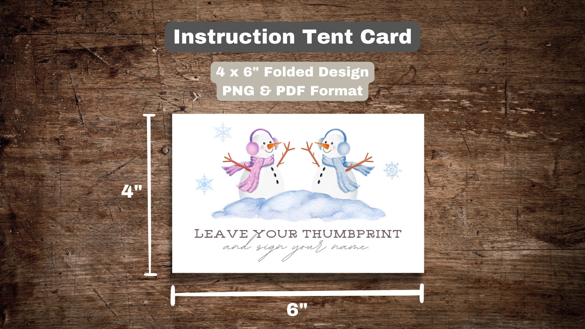 Winter Gender Reveal Vote Printable Fingerprint Tree Download Cast Your ...