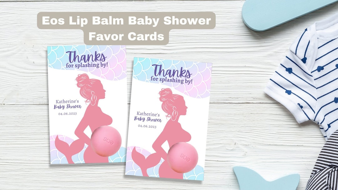 EOS Baby Shower Favor Tags Customizable Instant Download - Etsy