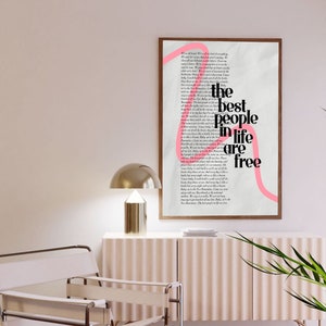 New Romantics | the Best People in Life Are Free | Taylor Digital Print ...