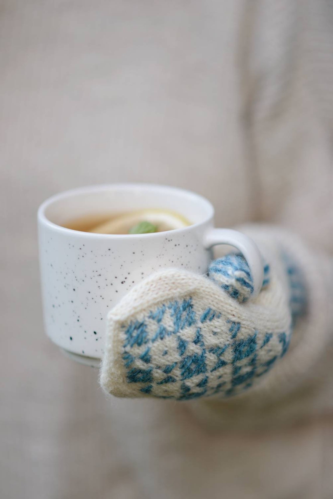 Quilt Mittens Knitting Pattern for Women, Roositud Technique, 2 Sizes ...
