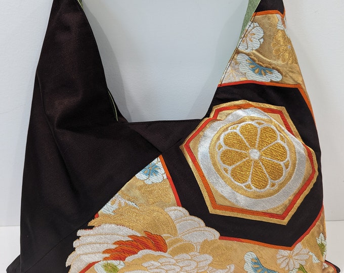 Kimono Obi Purse, Azuma Bag, Origami Bag, Japanese Purse, Handbag ...