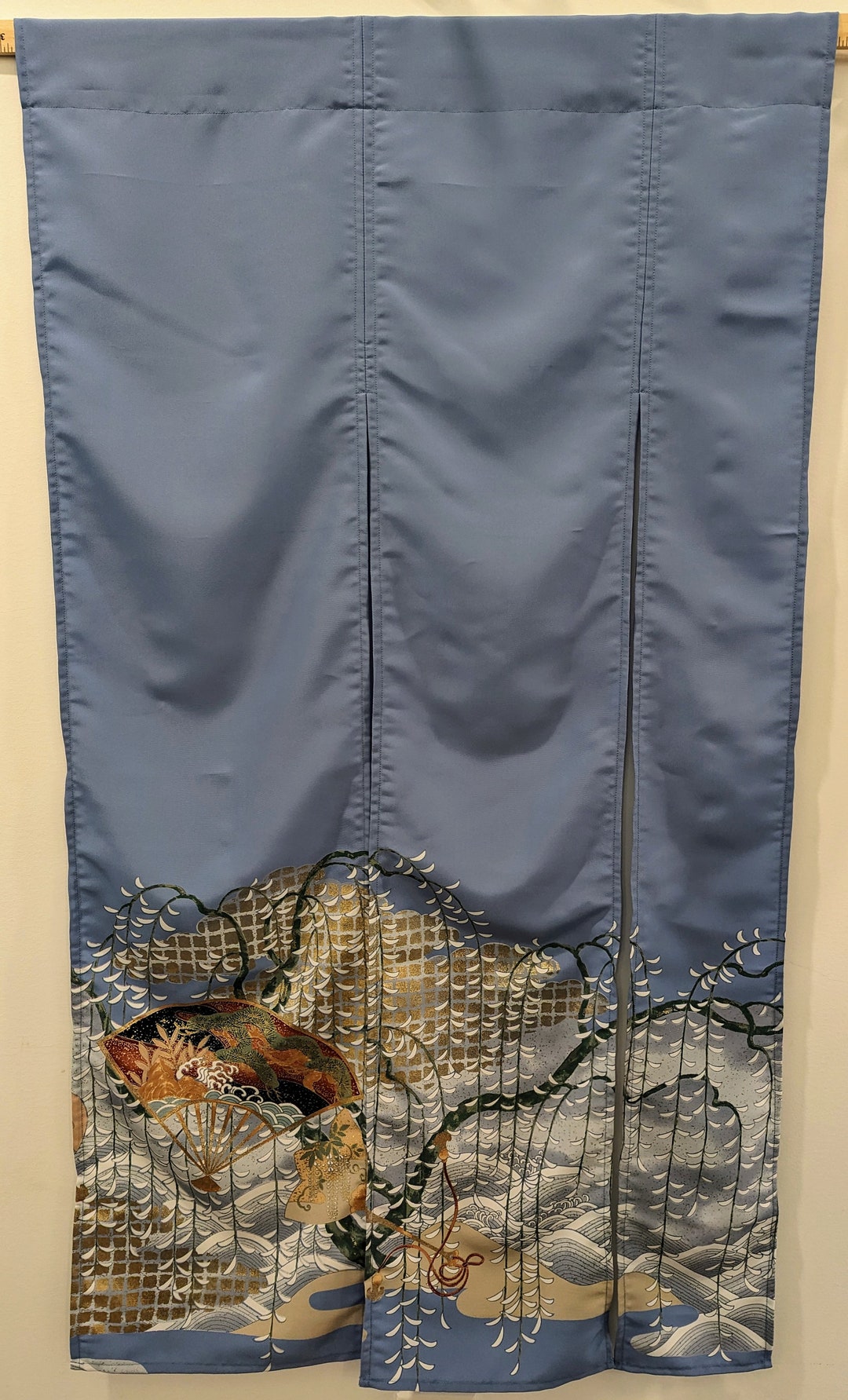 Noren, Japanese Curtain, Kimono, Wall Hanging, Tapestry, Hand Painted ...