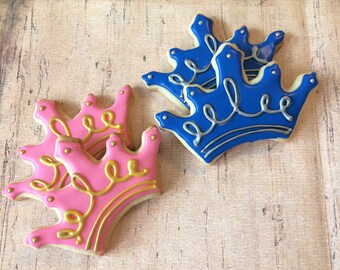 Crown cookies | Etsy