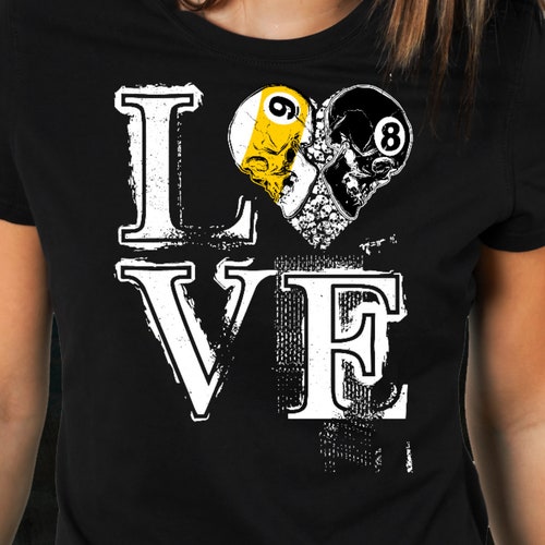 8 Ball T-shirt Pool Shirt Billiards Gift for Pool Player - Etsy