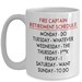 Fire Captain Retirement Schedule Fire Captain Firefighter - Etsy
