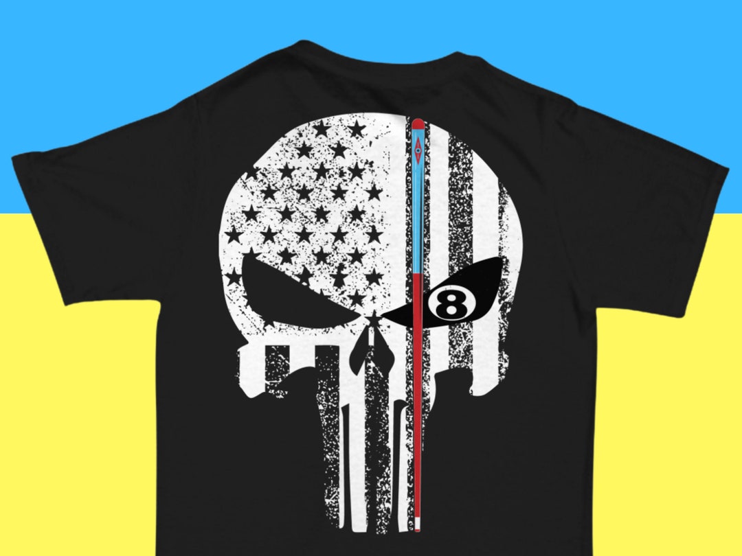 Pool, Pool Gift, Pool Skull Flag, Pool Player Gift, Pool Shirt ...