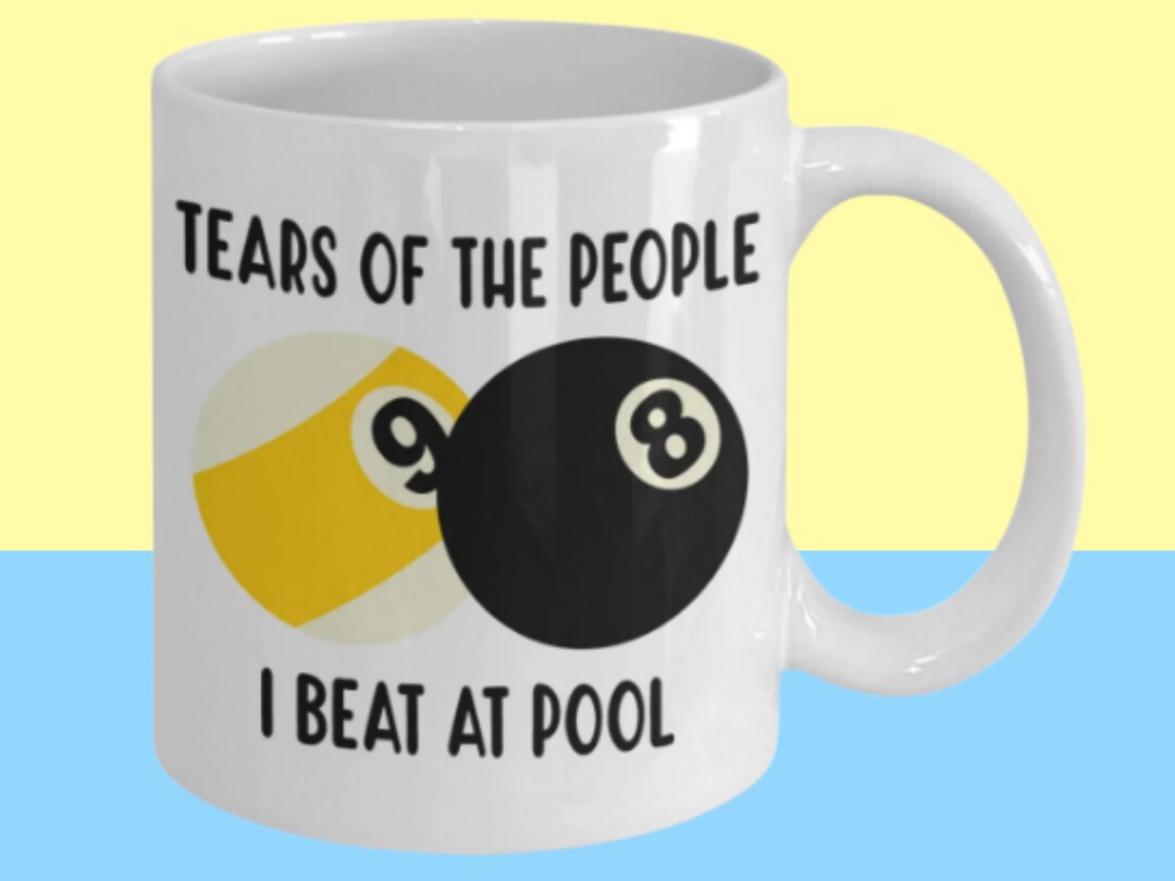Pool Player, Pool Gift, Billiards Gift, Pool Mug, Billiards Mug, Pool ...