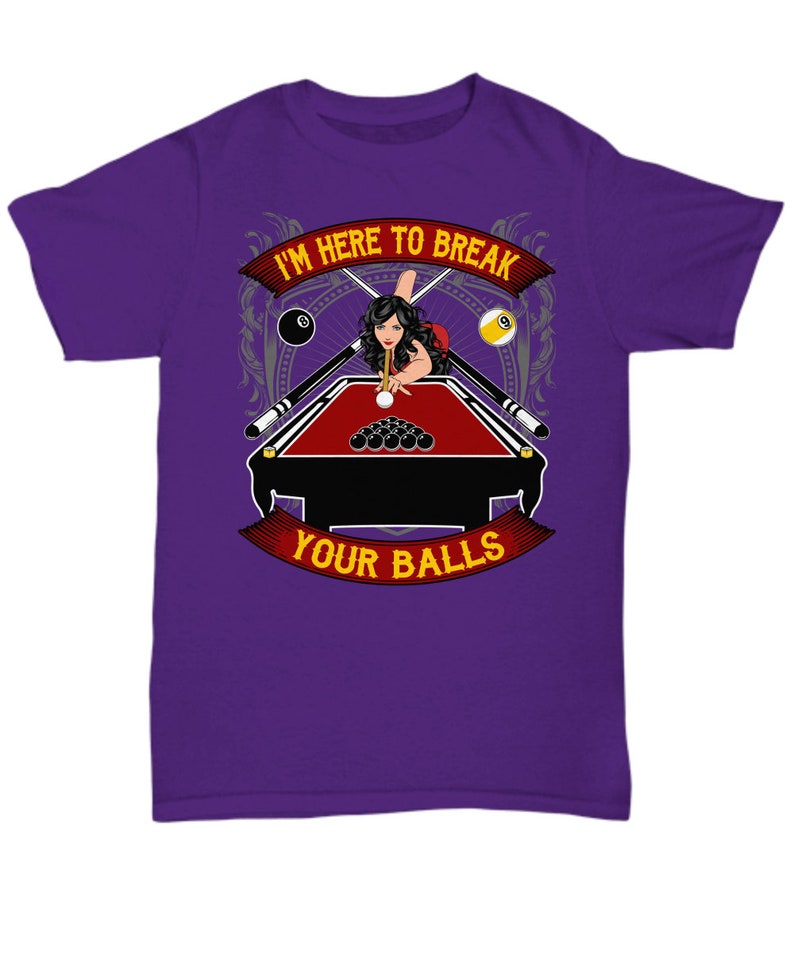 I'm Here to Break Your Balls Pool Player Gift Gift for - Etsy