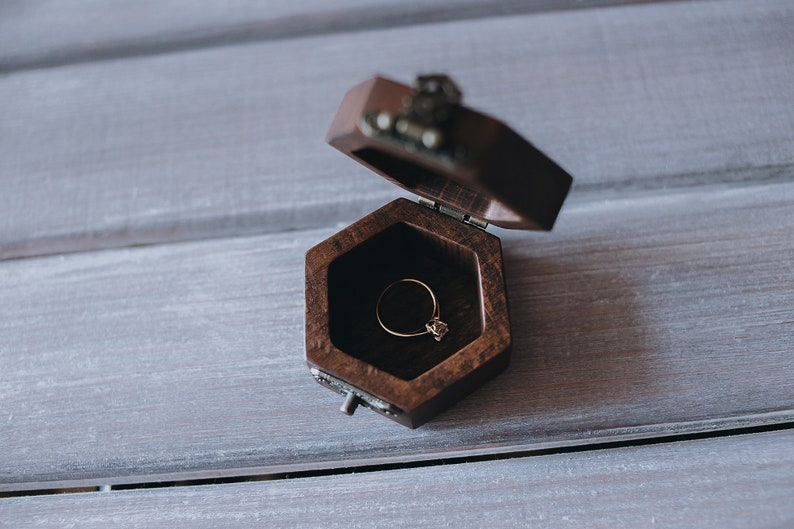 Proposal Ring Box Ring Box Wedding Engagement Ring Box Wood. - Etsy