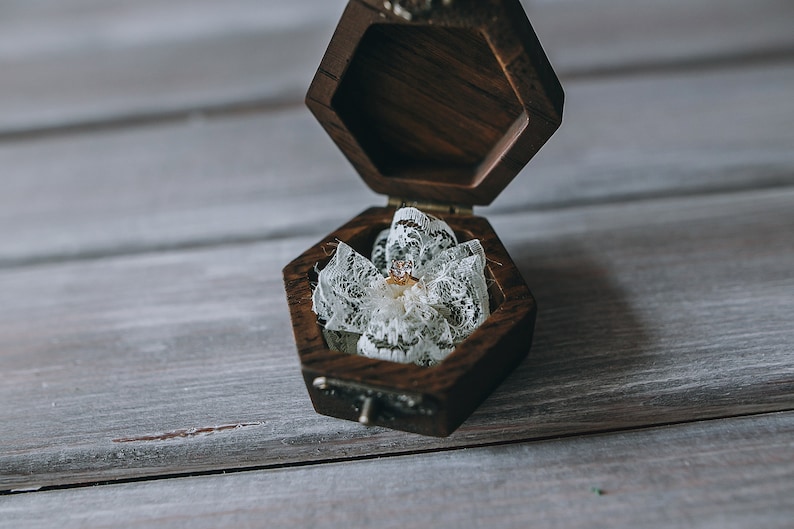 Proposal Ring Box Ring Box Wedding Engagement Ring Box Wood. - Etsy