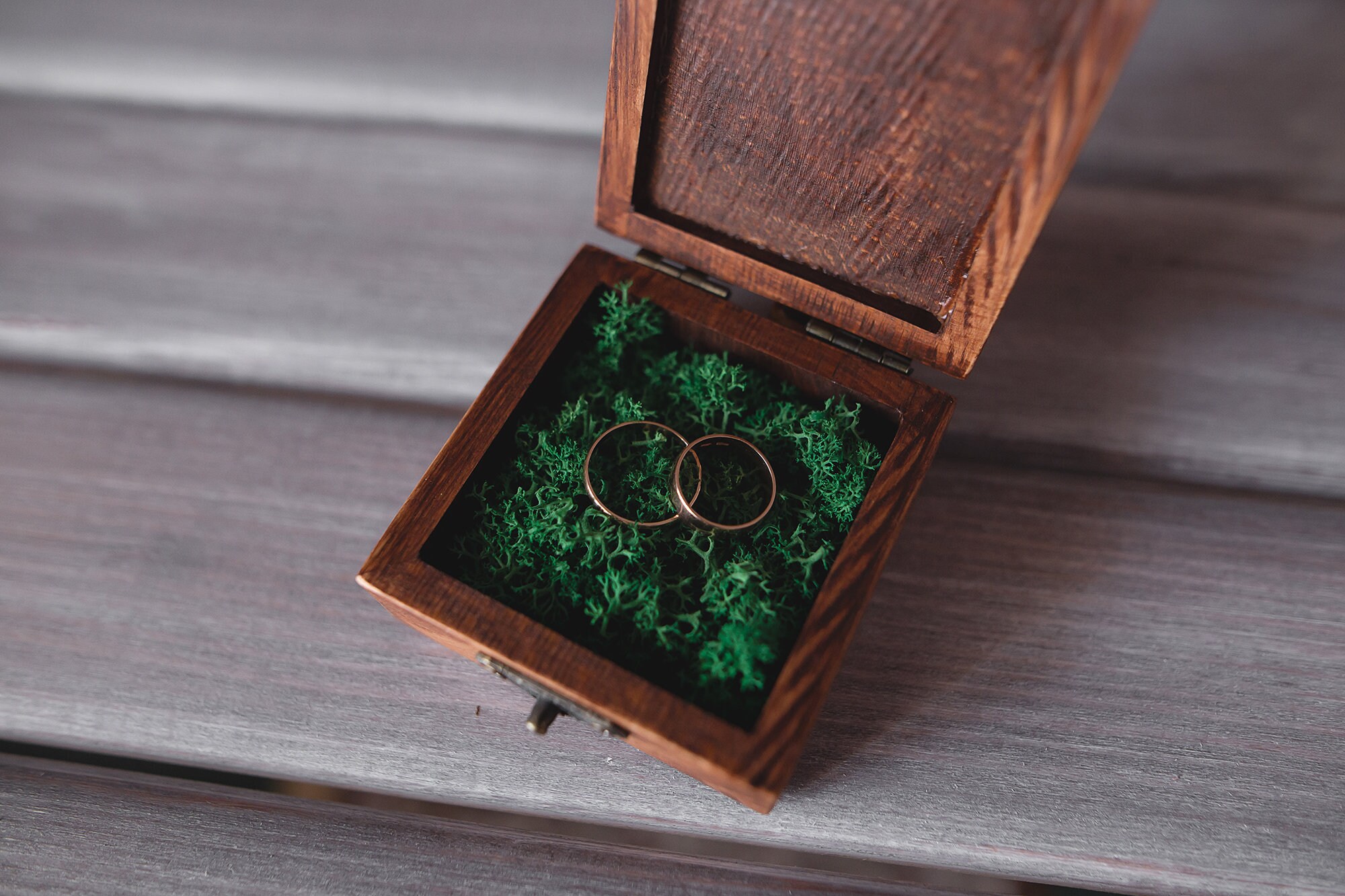 Wedding gift box Ring bearer box Rustic ring bearer Proposal | Etsy