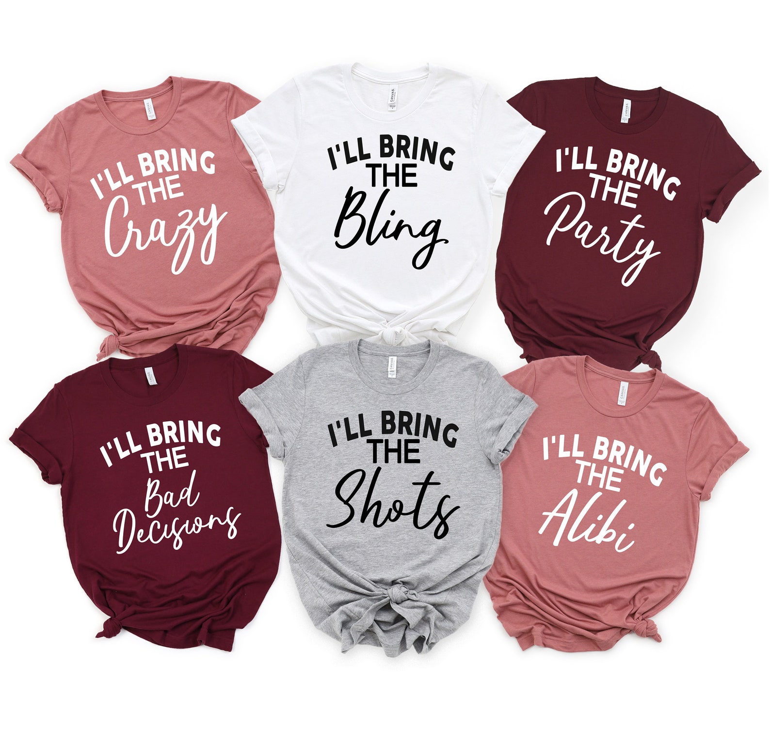 Funny Matching Shirts, I'll Bring Vacation Shirt, Party Tees, Best ...