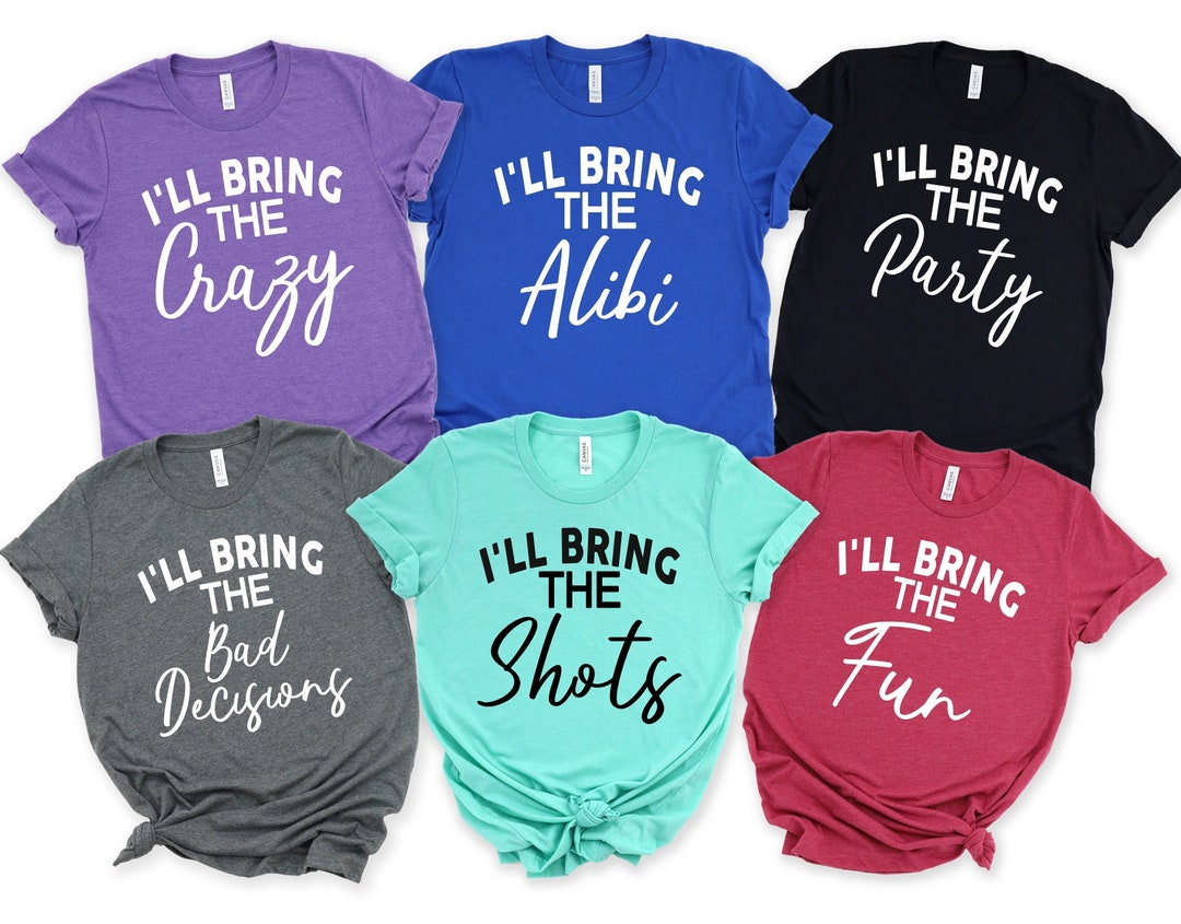 Funny Matching Shirts, I'll Bring Vacation Shirt, Party Tees, Best ...