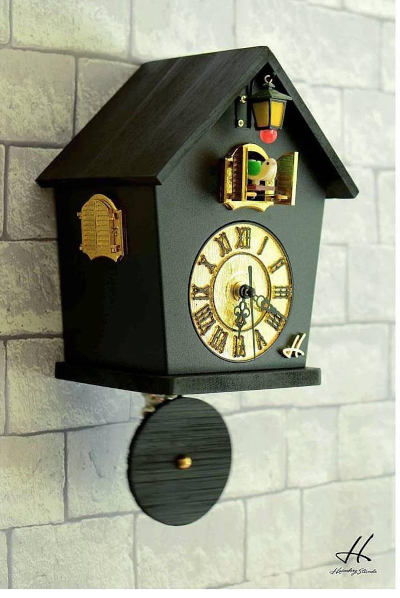 Horloge de coucou horloge moderne de coucou horloge de mur | Etsy