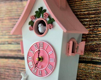 Pink Cuckoo Clock - Etsy