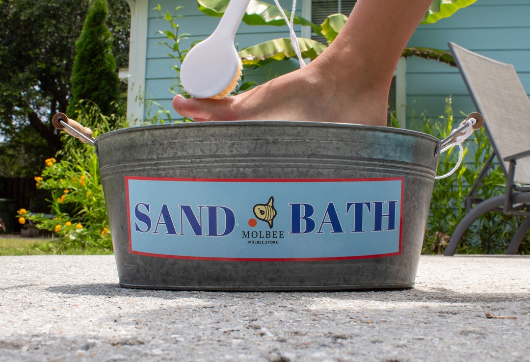Sand Bath: Beach Foot Bath for Guests/airbnbs/rentals Beach House ...