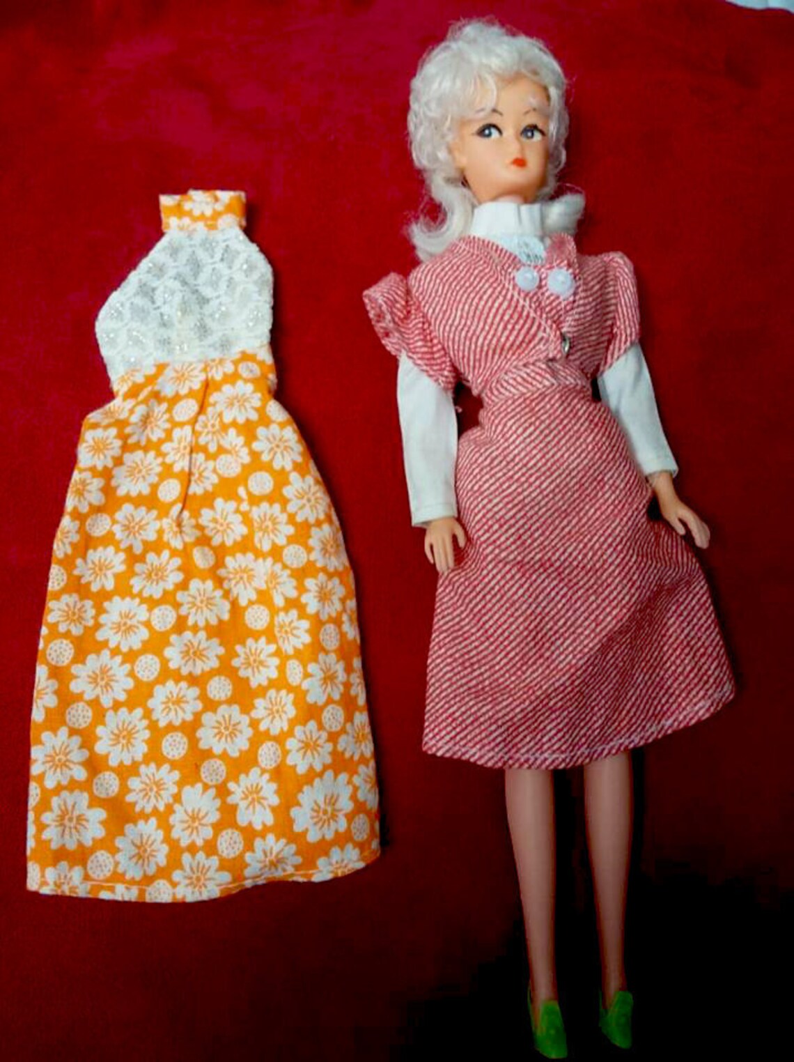 Vintage Petra Doll (barbie Size) by Plasty 60s Striped Dresses and One ...