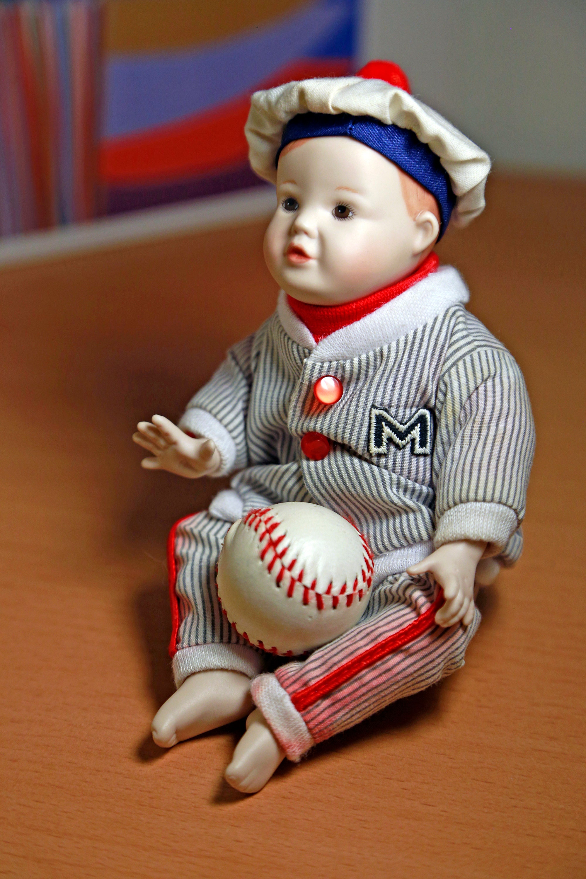 Vintage 1991 Michael Baseball Porcelain Doll Ashton Drake by Yolanda ...