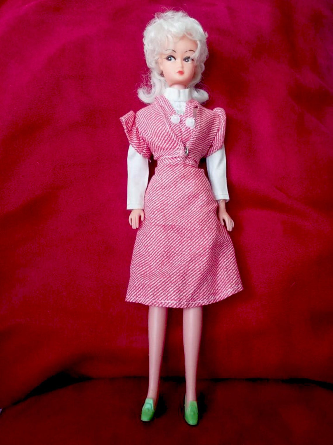 Vintage Petra Doll (barbie Size) by Plasty 60s Striped Dresses and One ...