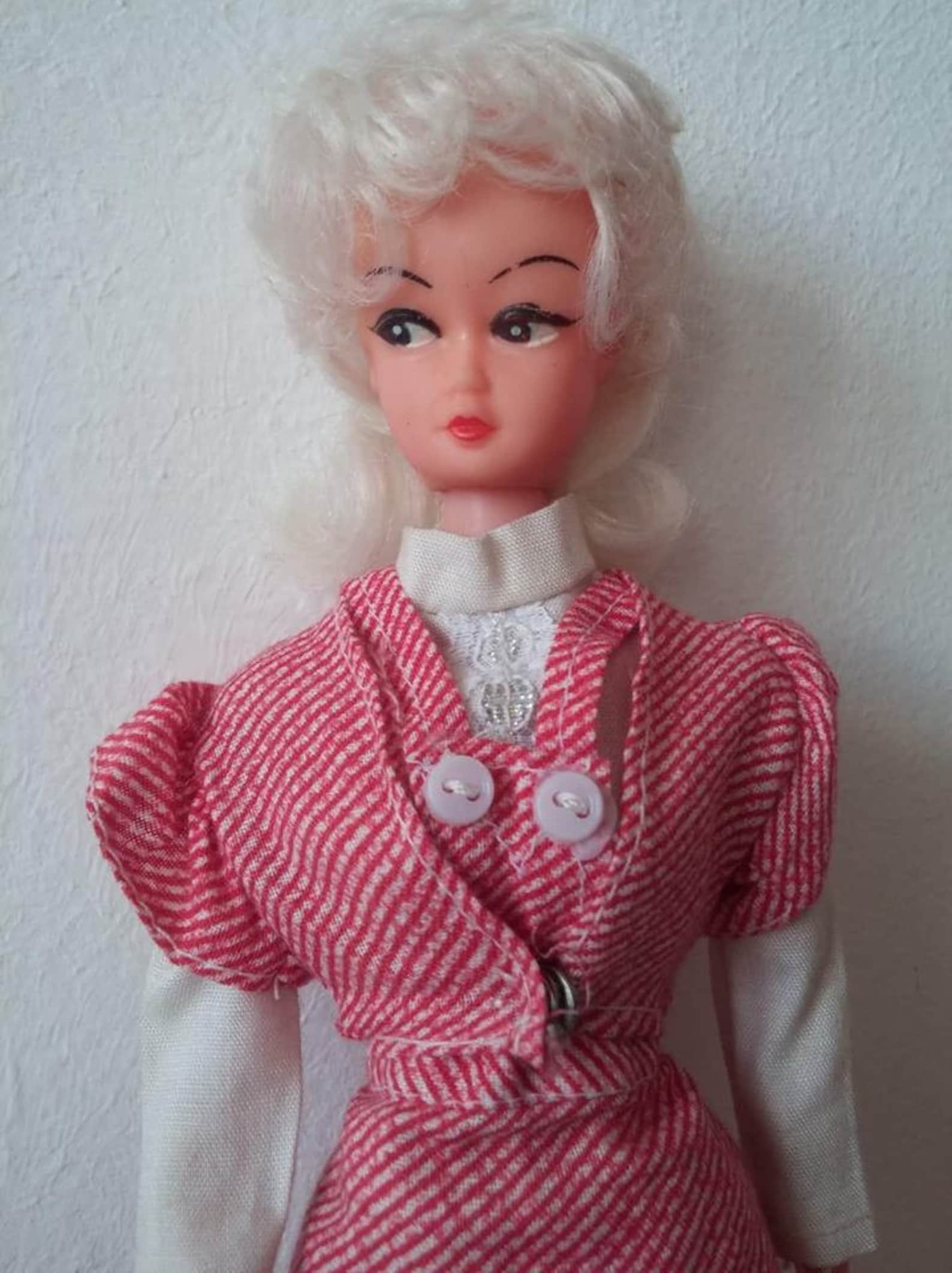 Vintage Petra Doll (barbie Size) by Plasty 60s Striped Dresses and One ...