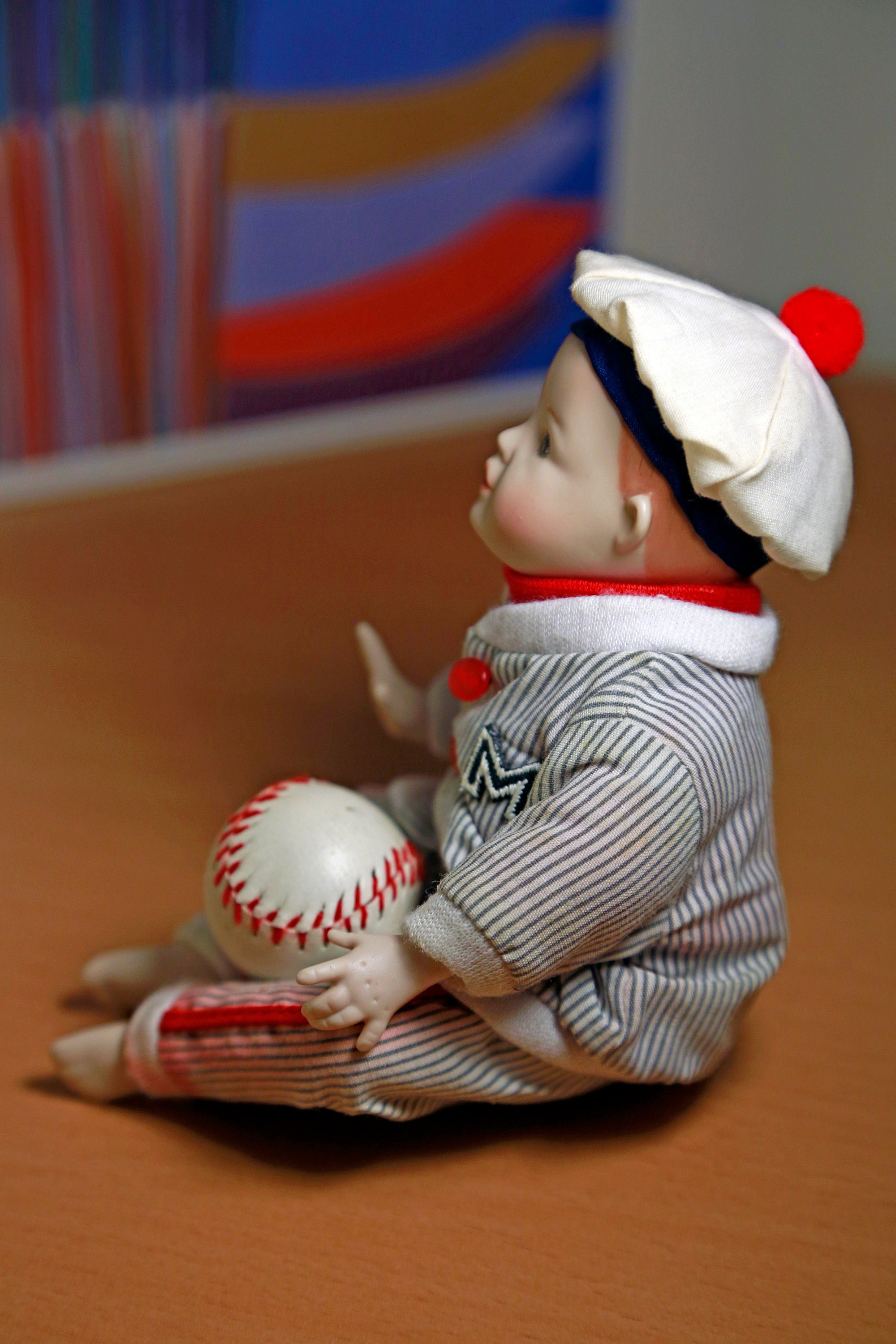 Vintage 1991 Michael Baseball Porcelain Doll Ashton Drake by Yolanda ...