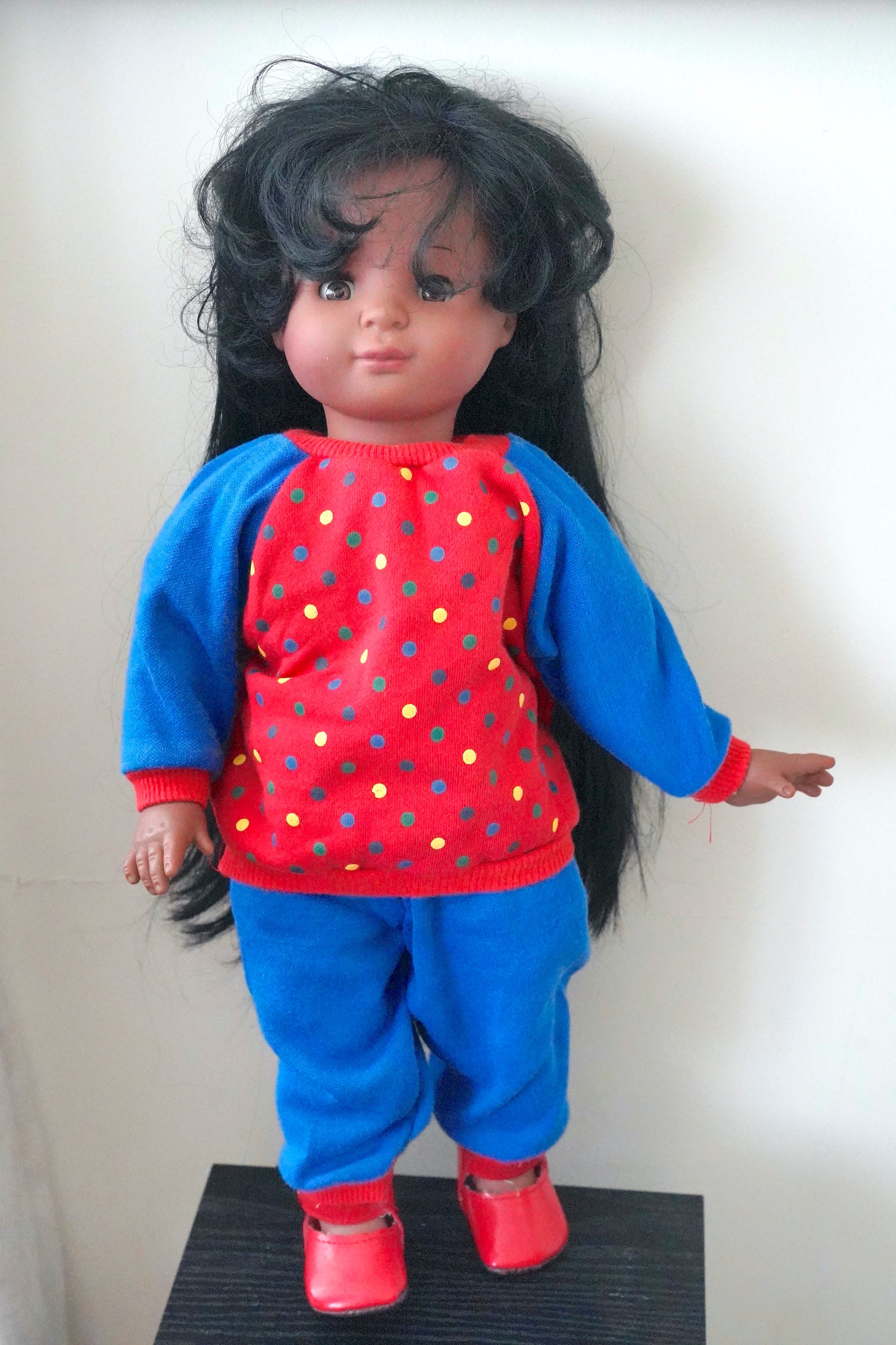 Vintage African American Gotz Doll From 90's / Gotz Soft Standing Doll ...