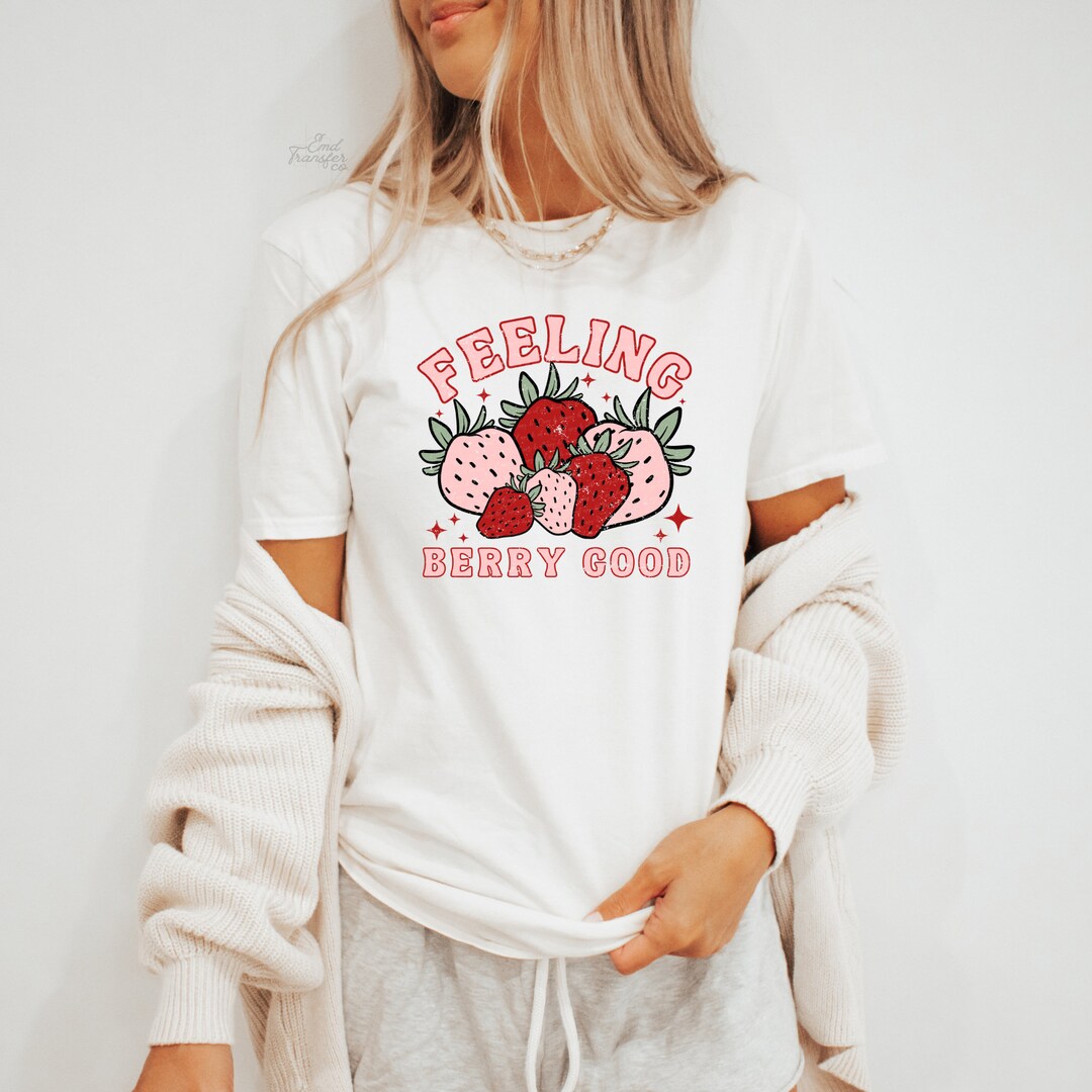 Feeling Berry Good DTF TRANSFER Ready to Press Direct to - Etsy