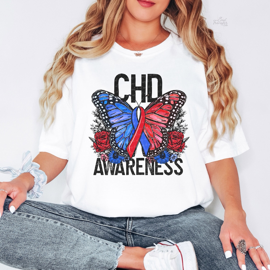 CHD Cancer Awareness DTF TRANSFER Ready to Press Direct to Film Cold ...
