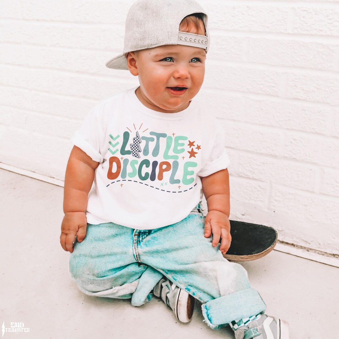 Little Disciple DTF TRANSFER Ready to Press Direct to Film Cold Peel ...