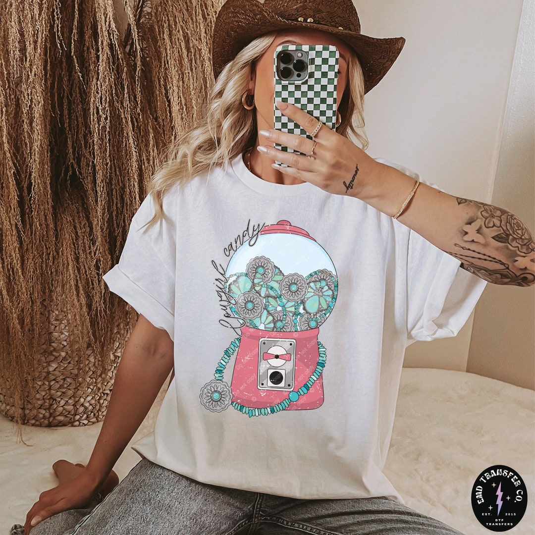 Cowgirl Candy DTF TRANSFER | Ready to Press | Direct to Film | Cold ...